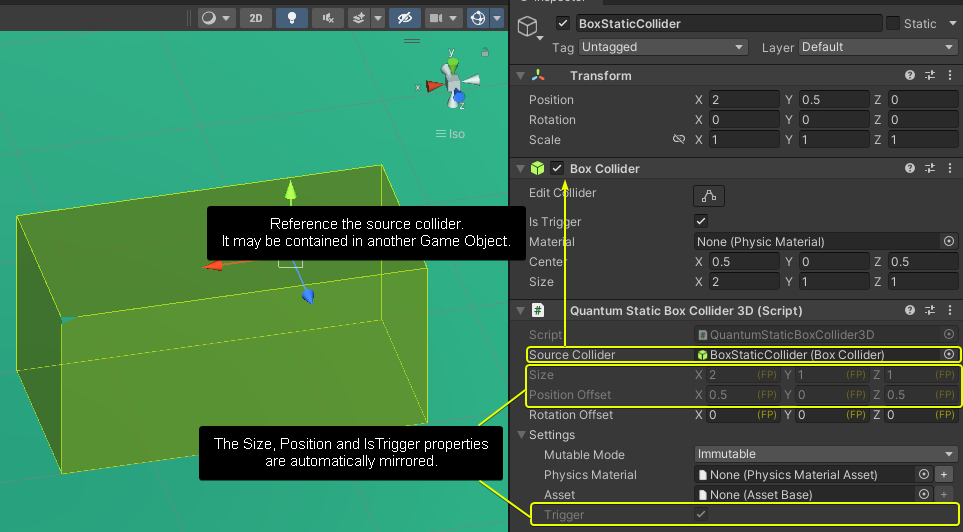 Static Colliders Photon Engine
